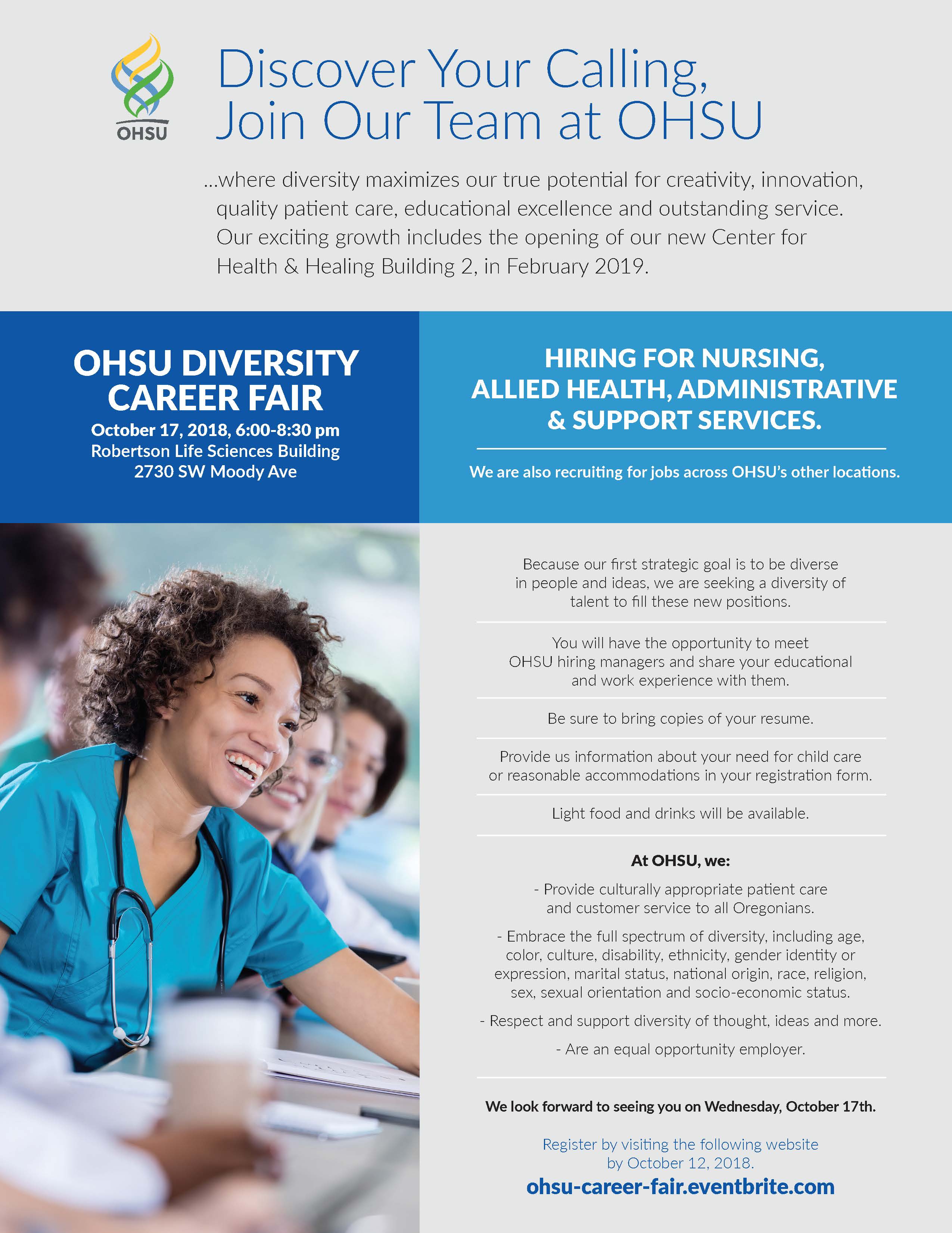 OVV Diversity Fair Flyer | OHSU