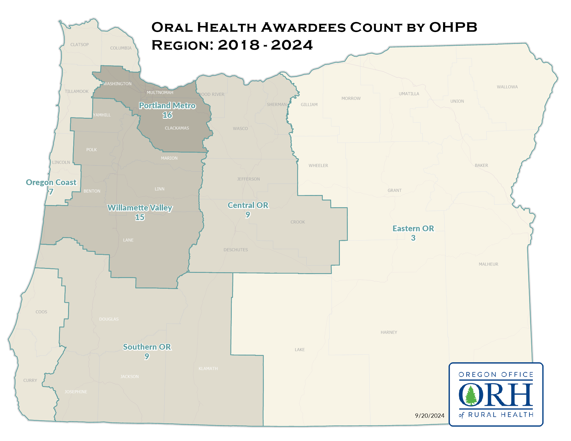 Oral Health Awardees 10-2024 | OHSU